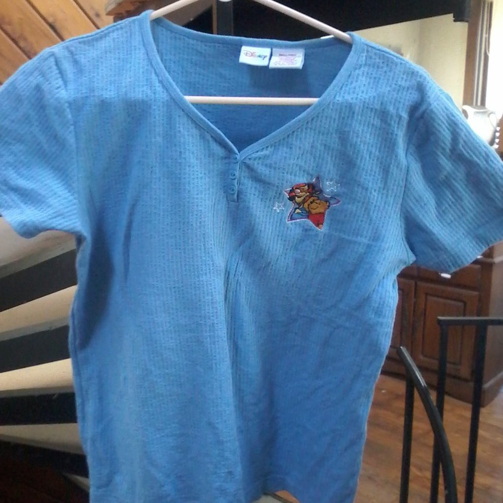 Disney Vintage Winnie The Pooh And Tigger Top S - Gem